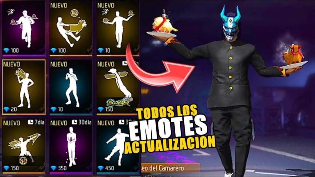 Descubre Todos Los Emocionantes Emotes De Free Fire Y ¡diviértete Al ...